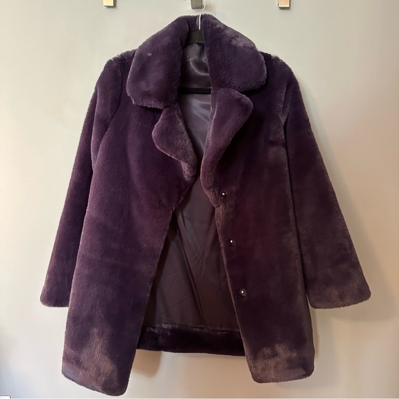 & Other Stories | Jackets & Coats | Other Stories Purple Teddy Faux Fur ...